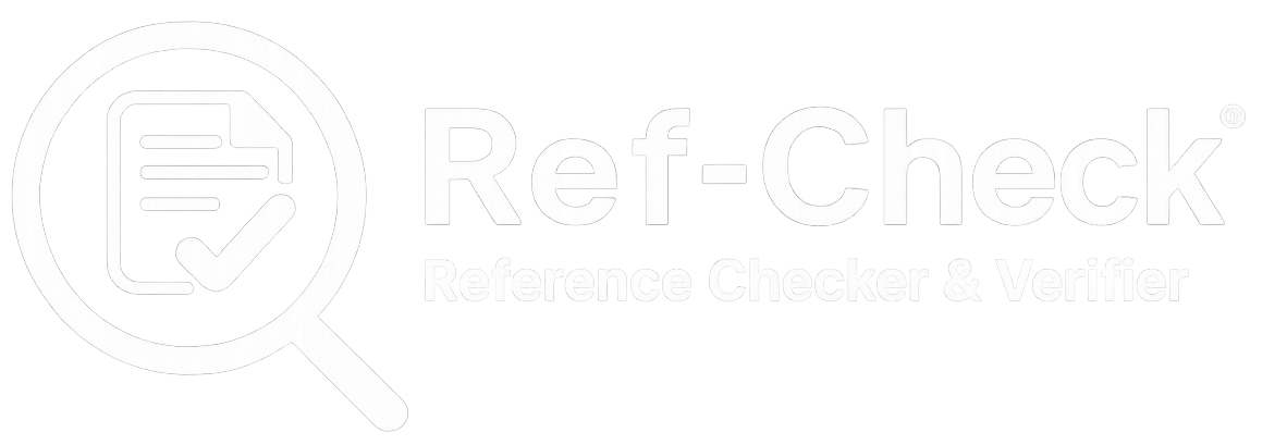 Ref-Check Reference Checker & Verifier